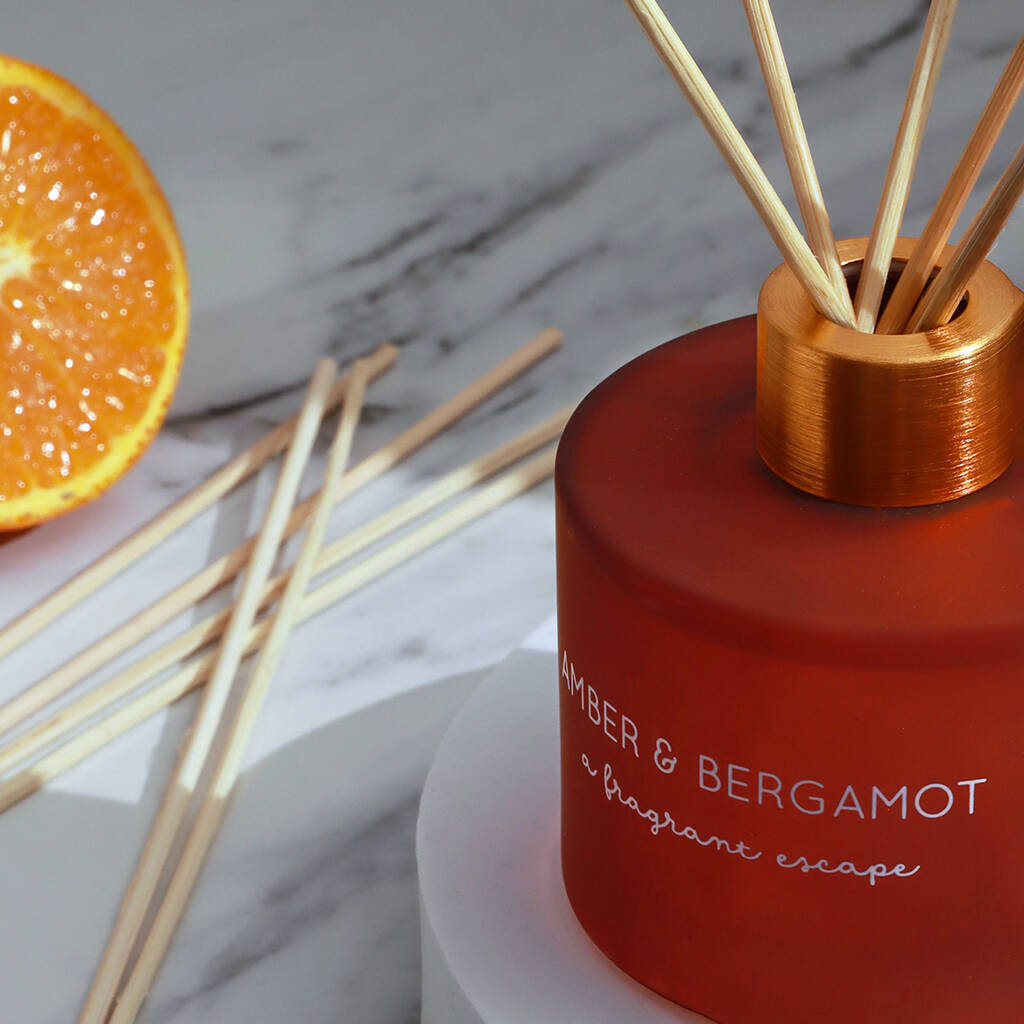G Decor Amber And Bergamot Scented Reed Diffuser By G Decor