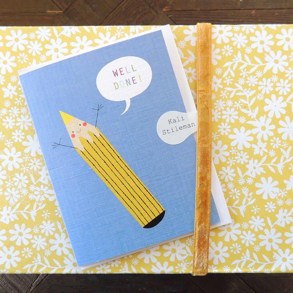 Mini Pencil Well Done Card By Kali Stileman Publishing