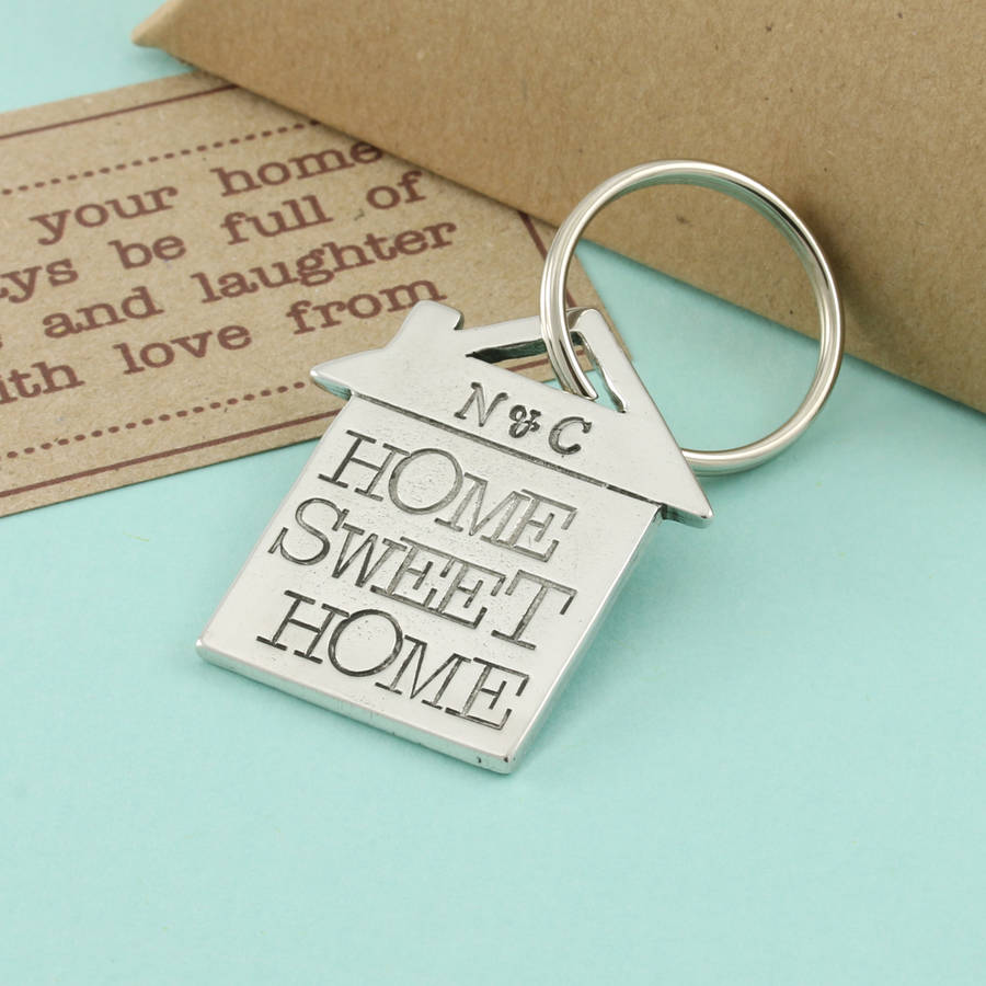 our first home gift housewarming personalised keyring by multiply ...