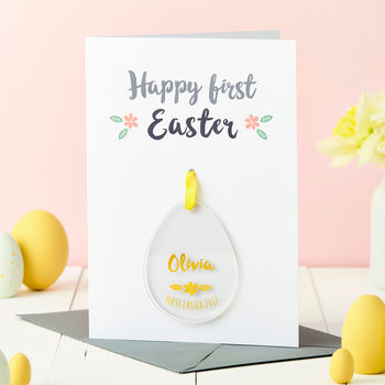Baby's First Easter Foiled Decoration Card By Martha Brook ...