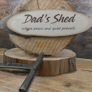 Wooden Shed Sign By When I Was A Kid | notonthehighstreet.com