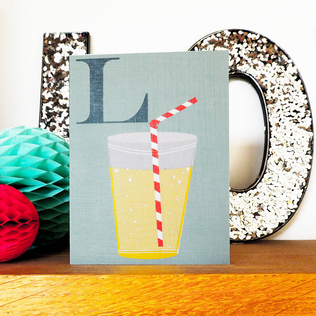 Mini L For Lemonade Card By Kali Stileman Publishing