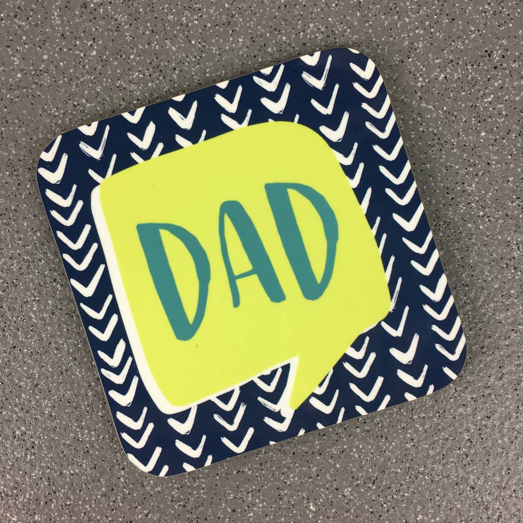 dad coaster by adra | notonthehighstreet.com