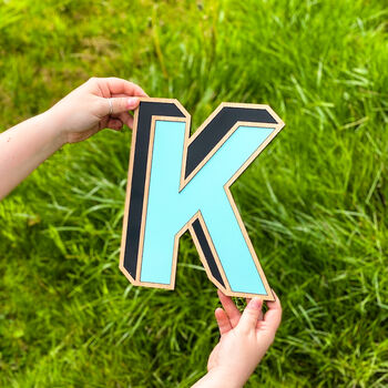 Big Wooden Letter Sign Uppercase Font By Sketch By Sam ...