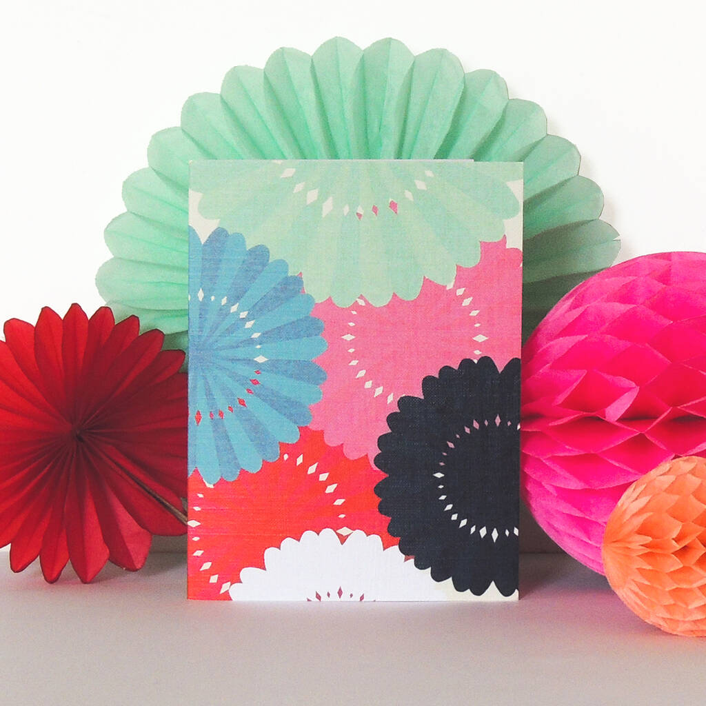 Mini Paper Fans Card By Kali Stileman Publishing