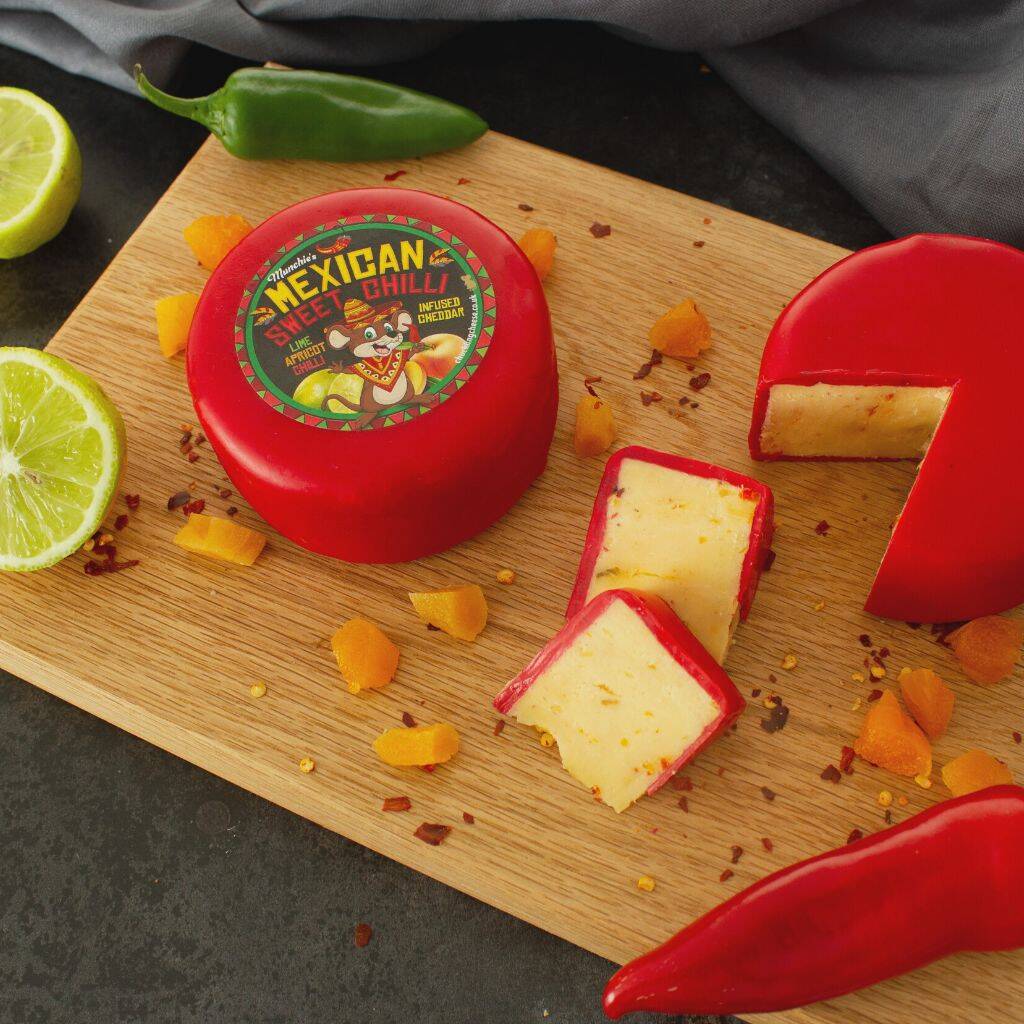 Mexican Sweet Chilli Cheddar Truckle Six Pack 1200g By The Chuckling ...