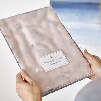 Metallic Silver Bee Scarf By My Posh Shop | notonthehighstreet.com