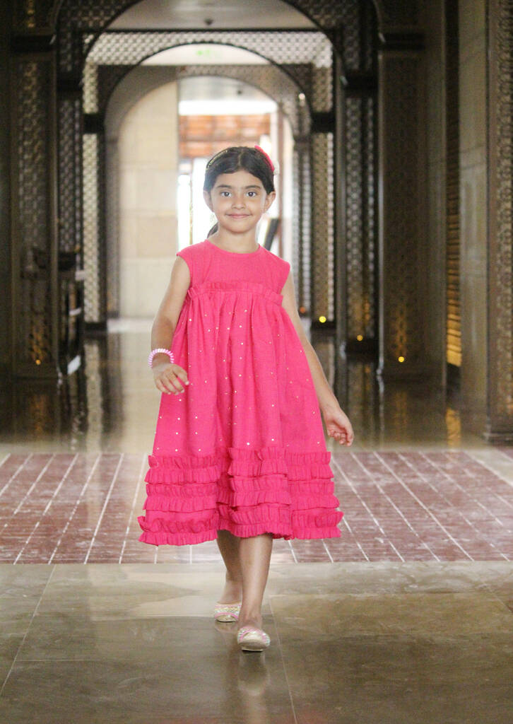 Jewel Rose Cotton Dress By House of Amaya