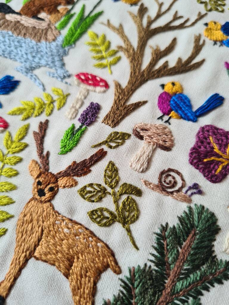 Into The Forest Embroidery Pdf Pattern Digital Product By Stitchdoodles