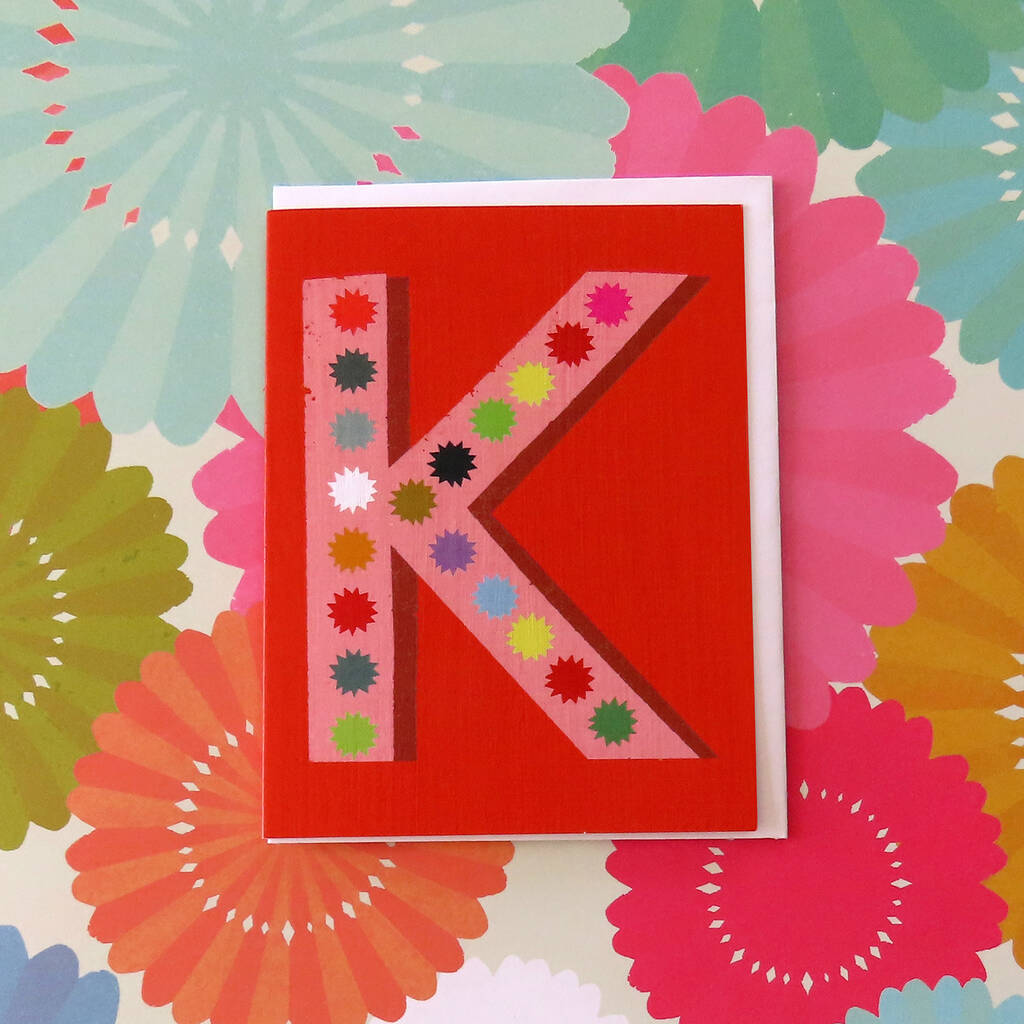 Mini K Alphabet Card By Kali Stileman Publishing