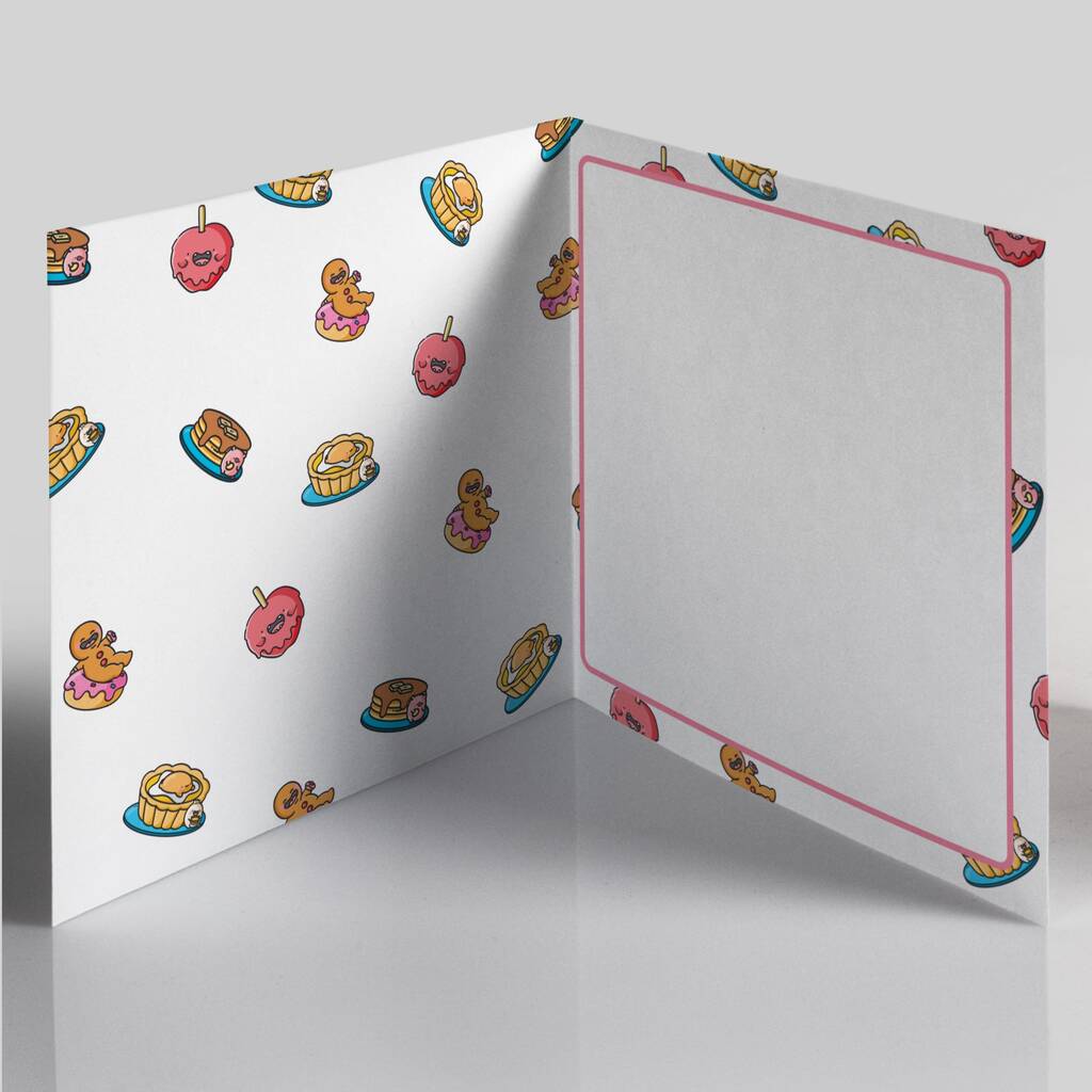 Cute Pancakes Greetings Card By Toastedink | notonthehighstreet.com