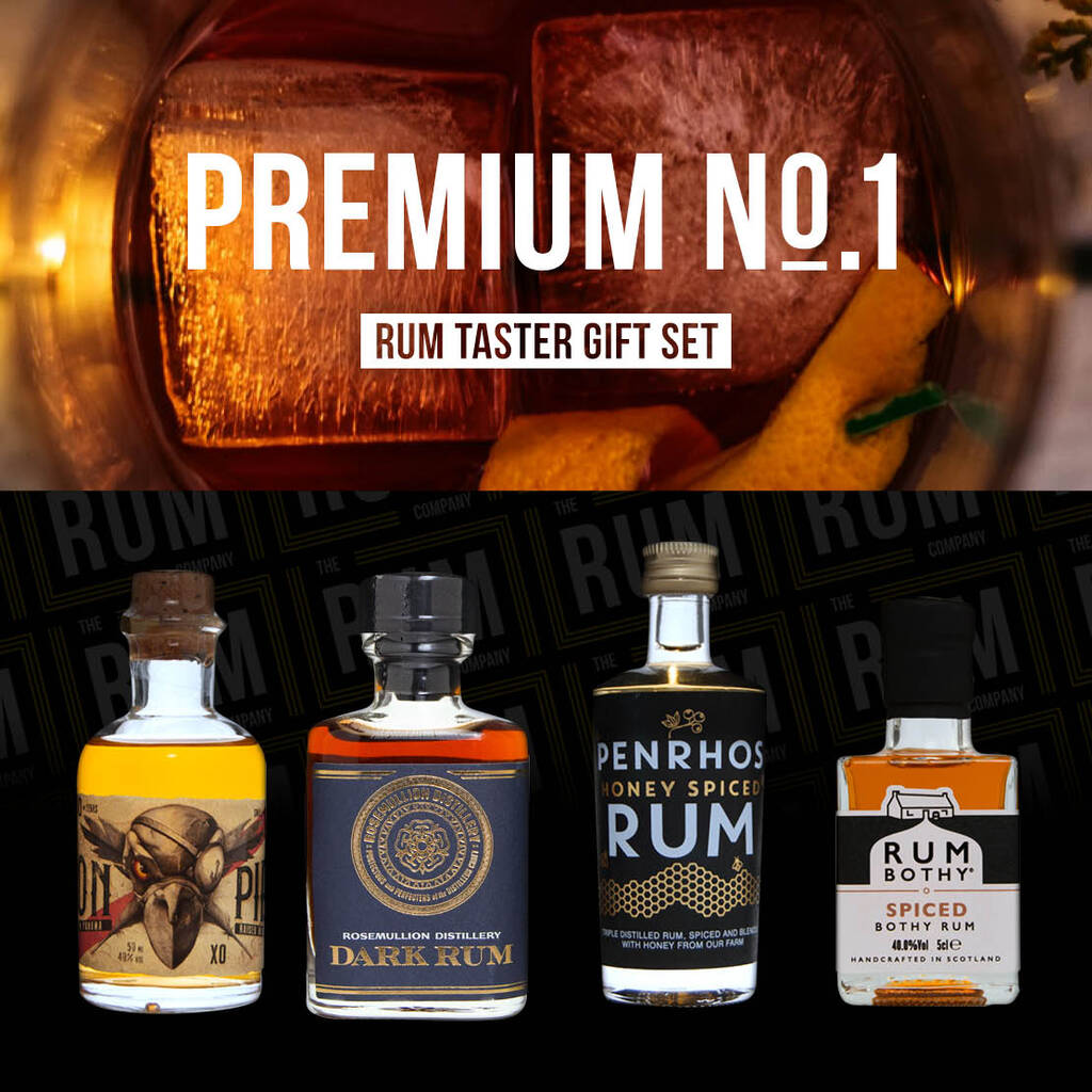 Premium Rum Taster Set Gift Box One By The Rum Company ...