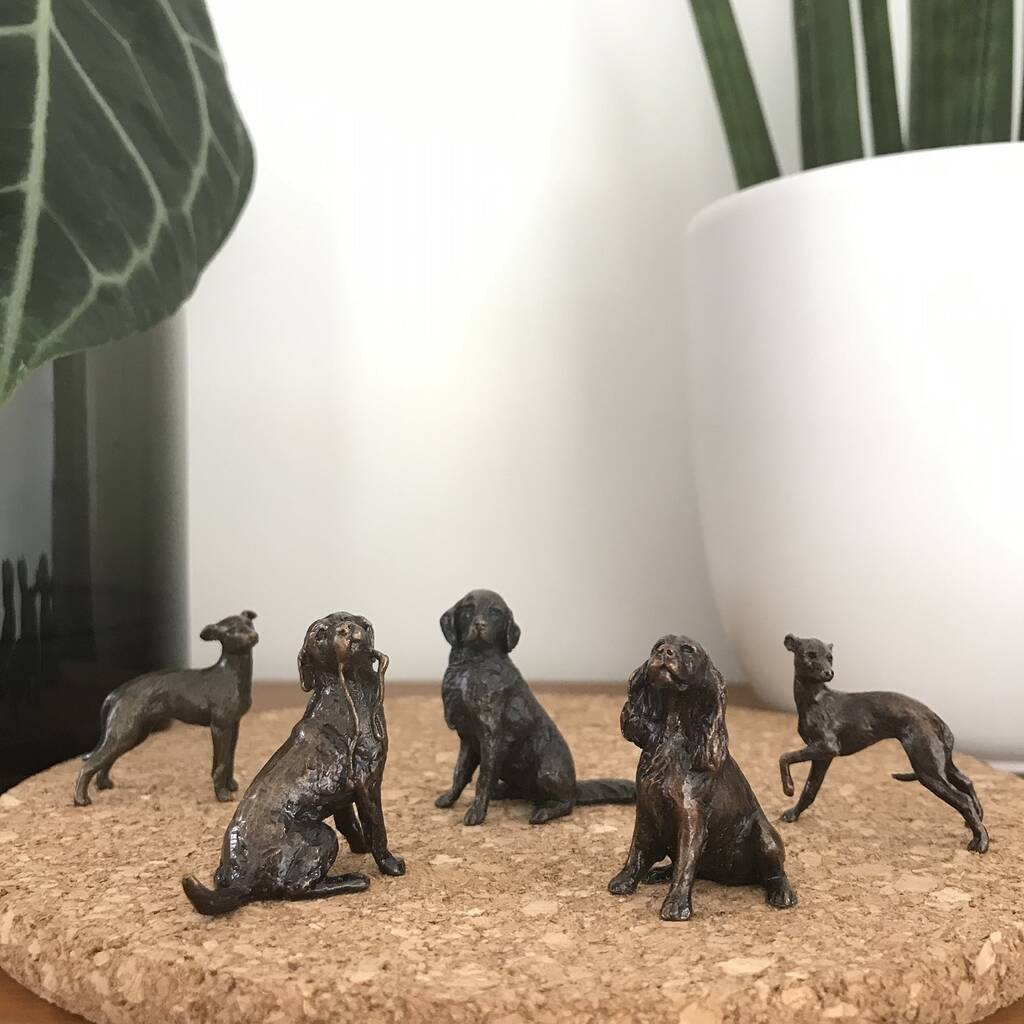 Miniature Solid Bronze Jack Russell Sculpture By Ginger Rose ...