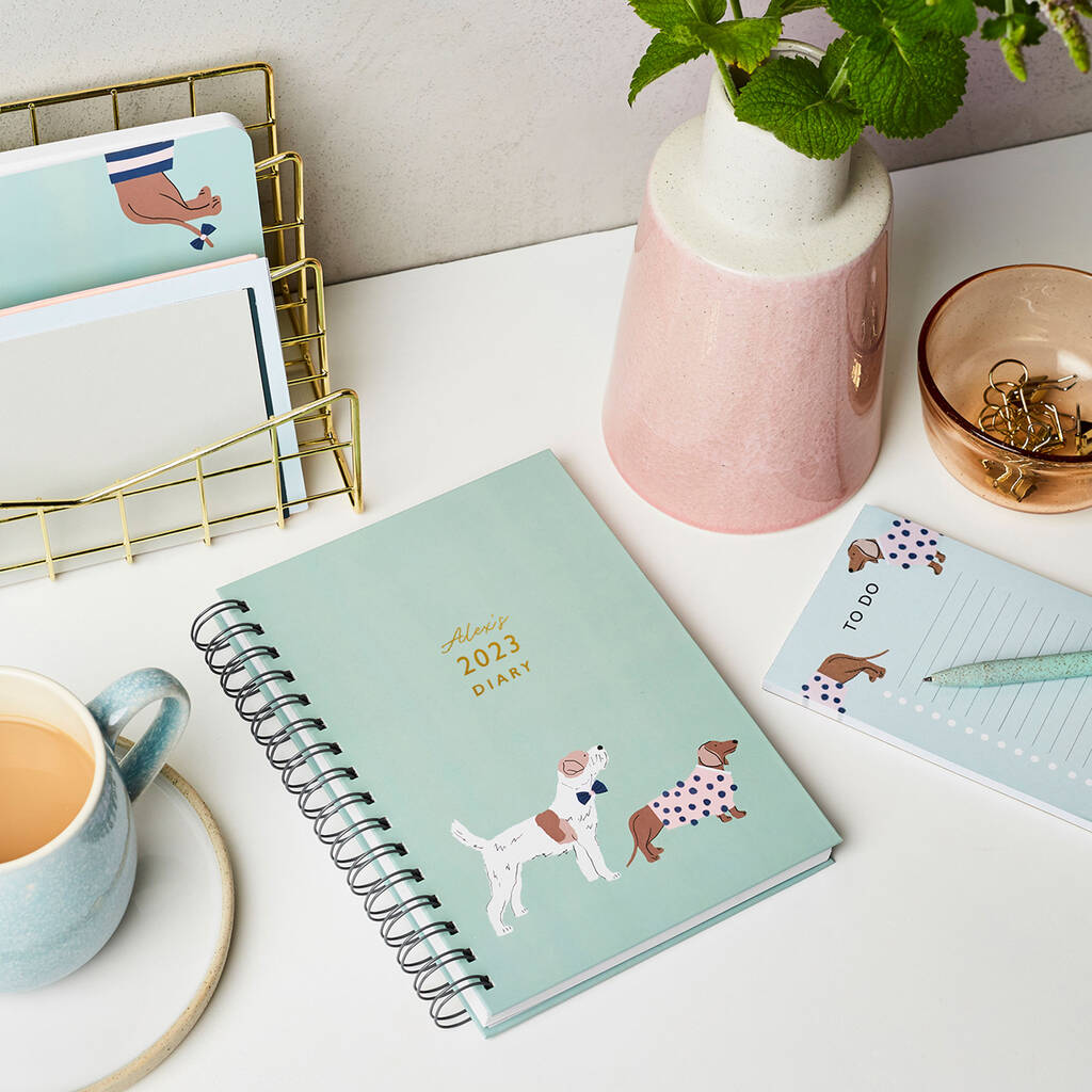 Personalised Dapper Dogs 2023 Diary By Martha Brook ...