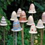 Personalised Ceramic Mushroom Cane Toppers By IGstudio Ceramics ...
