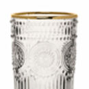 Gold Rimmed Textured Tumblers By The Forest & Co | notonthehighstreet.com