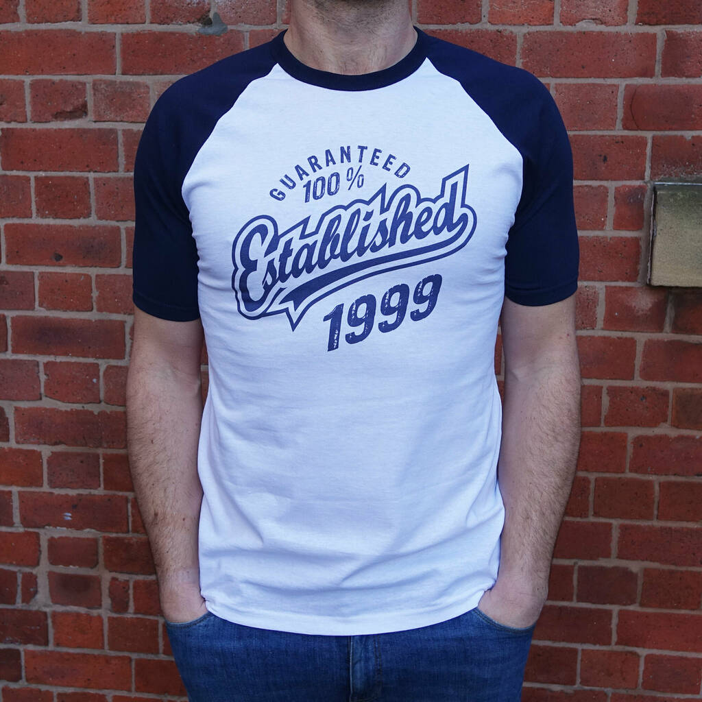 'established 1999' 21st birthday gift t shirt by good time gifts ...