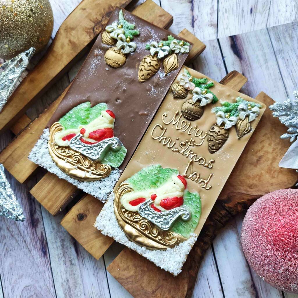 Chocolate Santa Sleigh, Personalised Christmas Box By The Unique ...