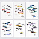 Inspirational Quote Postcard Set 12 Pack By Bookishly ...