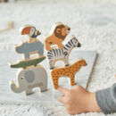 Personalised Wooden Stacking Animals Game By Sophia Victoria Joy ...