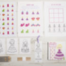 Personalised Princess Activity Bundle By Little Tweet Stationery ...