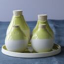 Handmade Porcelain Five Piece Condiments Set By Penny Spooner Ceramics ...