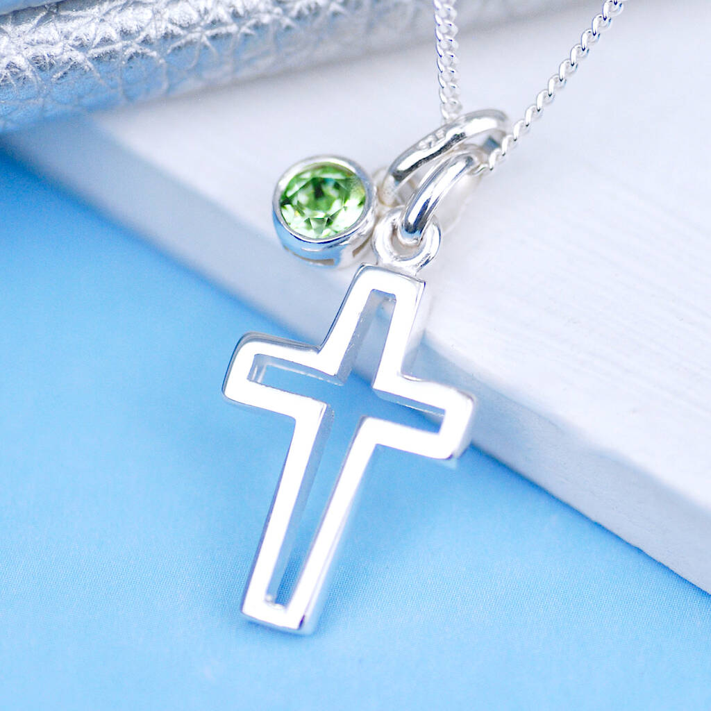 Personalised Silver Cross Confirmation Necklace By Penelopetom ...