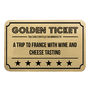 Personalised Giant Golden Ticket Gift Voucher By Ellie Ellie ...