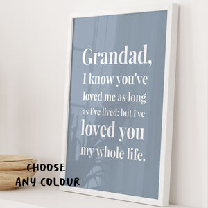 Grandad Gift By Hope and Love