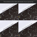 Personalised Star Map With Hexagon Frame By Wuddl | notonthehighstreet.com