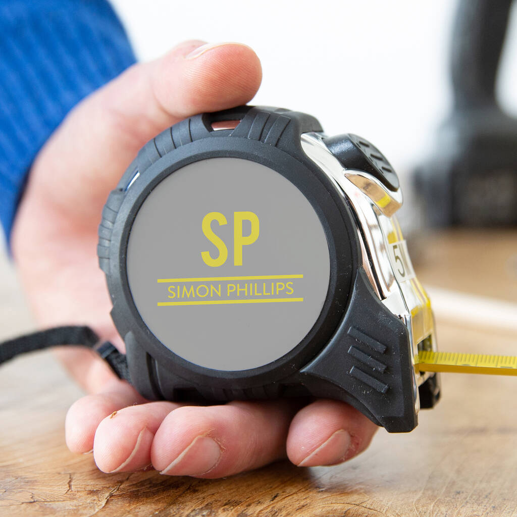 Personalised Initals And Name Tape Measure By Ellie Ellie ...