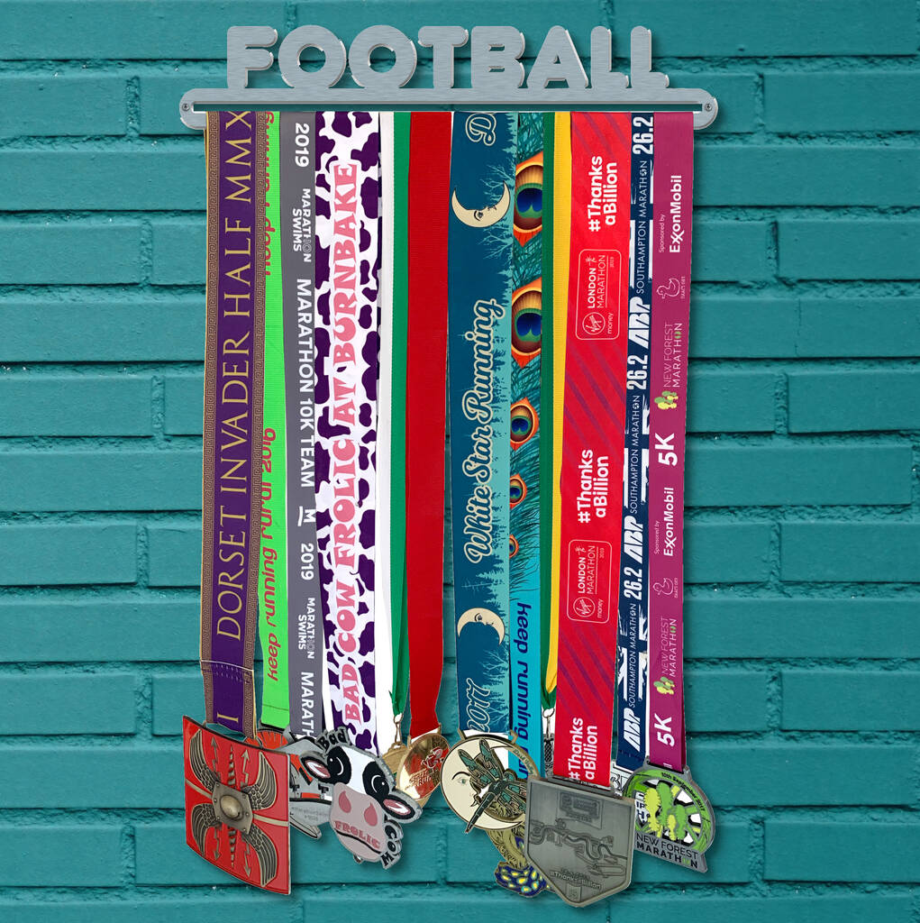 'football' Medal Display Hanger By The Medal Hanger Shop ...