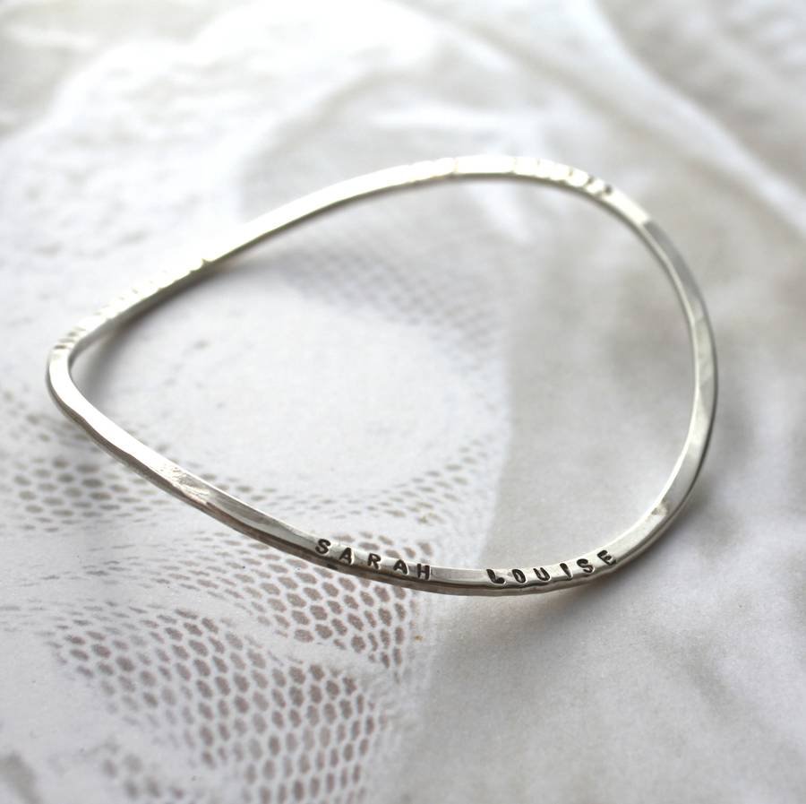 Personalised Infinity Bangle By Posh Totty Designs | notonthehighstreet.com