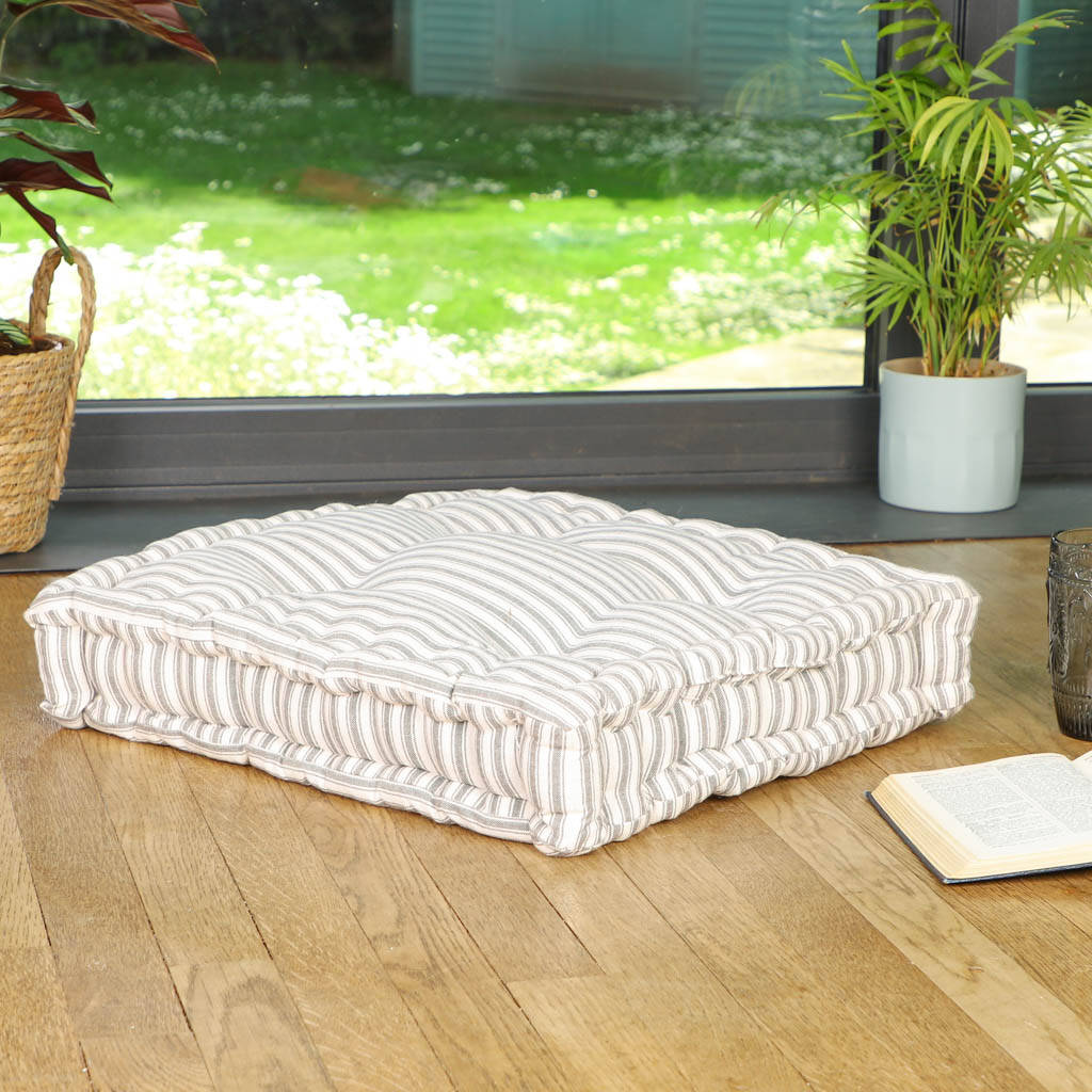 Extra Large Vintage Stripe Mattress Cushion By Dibor ...