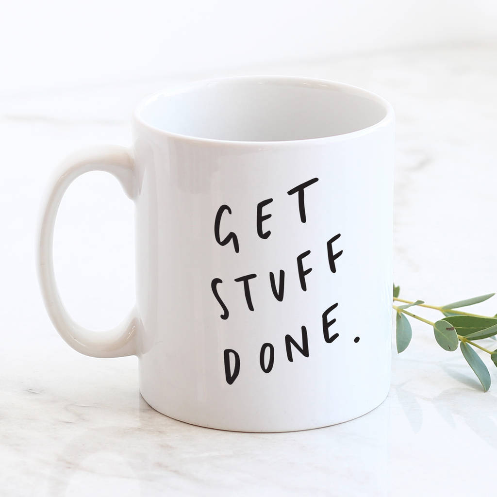 Get Stuff Done Mug By Old English Company | notonthehighstreet.com