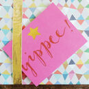 Mini Yippee! Card By Kali Stileman Publishing | notonthehighstreet.com