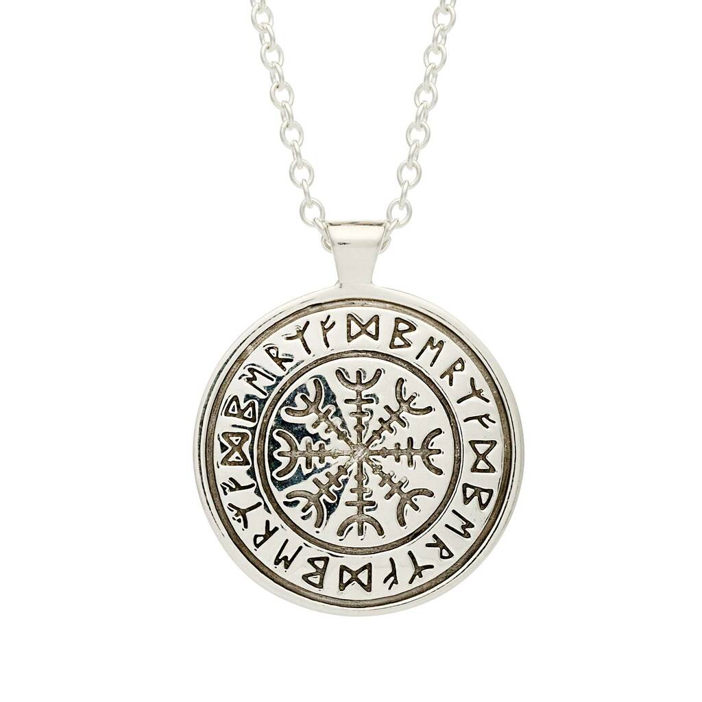 travel rune personalised solid silver necklace by scarlett off the map ...