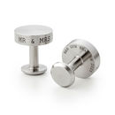 Personalised Stainless Steel Cufflinks By Man Gun Bear ...