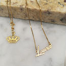 personalised handmade name necklace by anna lou of london ...