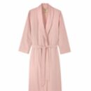 Women's Powder Pink Two Fold Flannel Robe By British Boxers ...