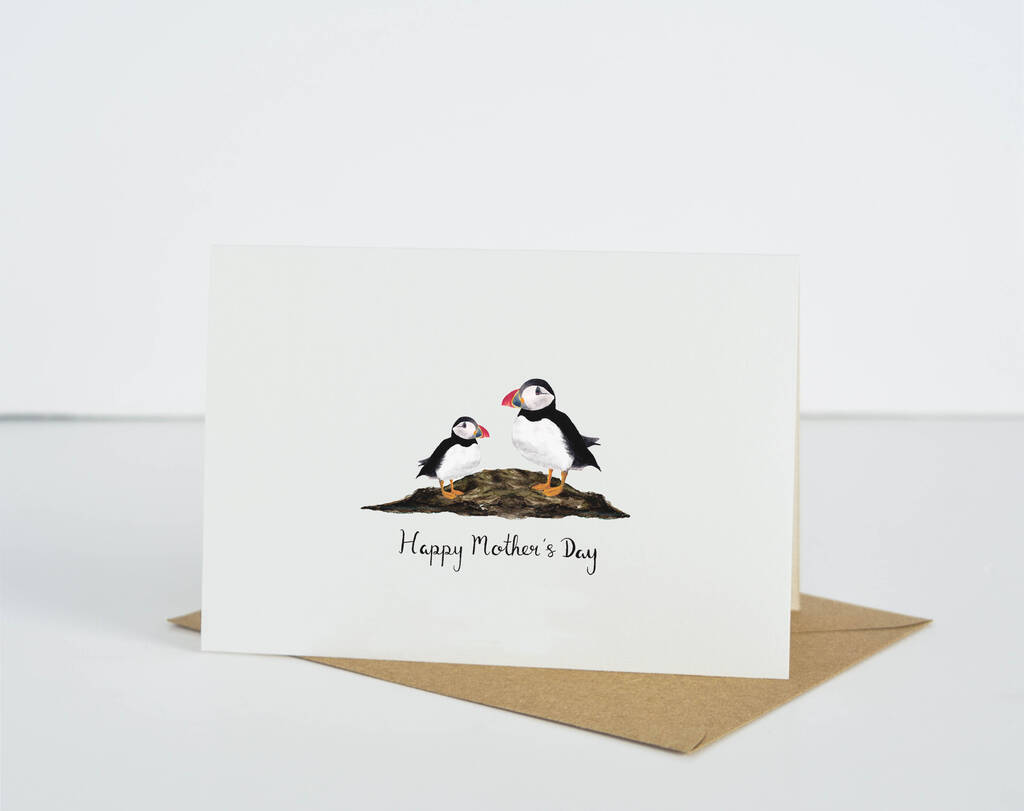 Puffin Mother's Day Card By High Tide Illustrations ...
