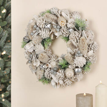 Large Snowdrop Deluxe Wreath By Dibor | notonthehighstreet.com