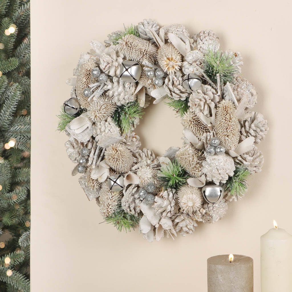 Large Snowdrop Deluxe Wreath By Dibor | notonthehighstreet.com