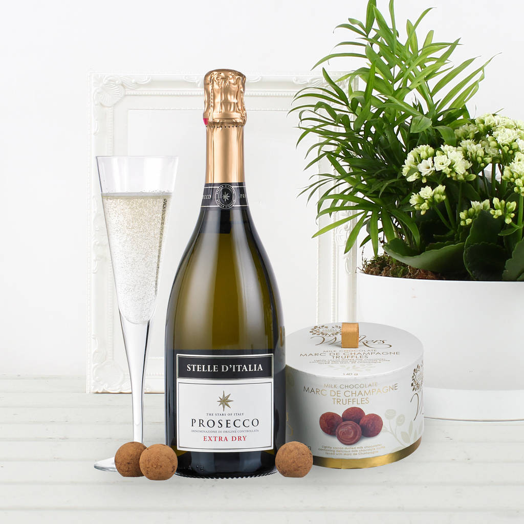 prosecco and marc de champagne chocolate truffles gift by virginia ...