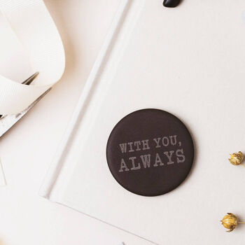 With You Always Engraved Love Token Valetines Day Gift For Him Or Her ...