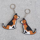 Beagle Key Ring By Sweet William Designs | notonthehighstreet.com