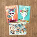 Brighton Greeting Card By Vickysworld | notonthehighstreet.com