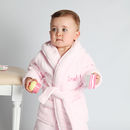 personalised fleece baby robe for girls by dcaro | notonthehighstreet.com