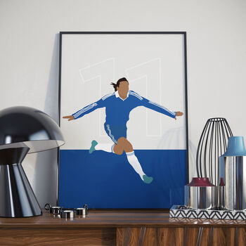 Didier Drogba Chelsea Poster By Jack's Posters | notonthehighstreet.com