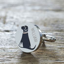 Black Labrador Cufflinks By Sweet William Designs | notonthehighstreet.com